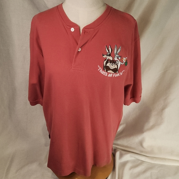 ACME | Shirts | Acme Clothing Co Looney Tunes Polo Shirt Bugs Bunny Taz ...